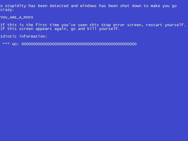 Your fake BSODs! - Kuribo64